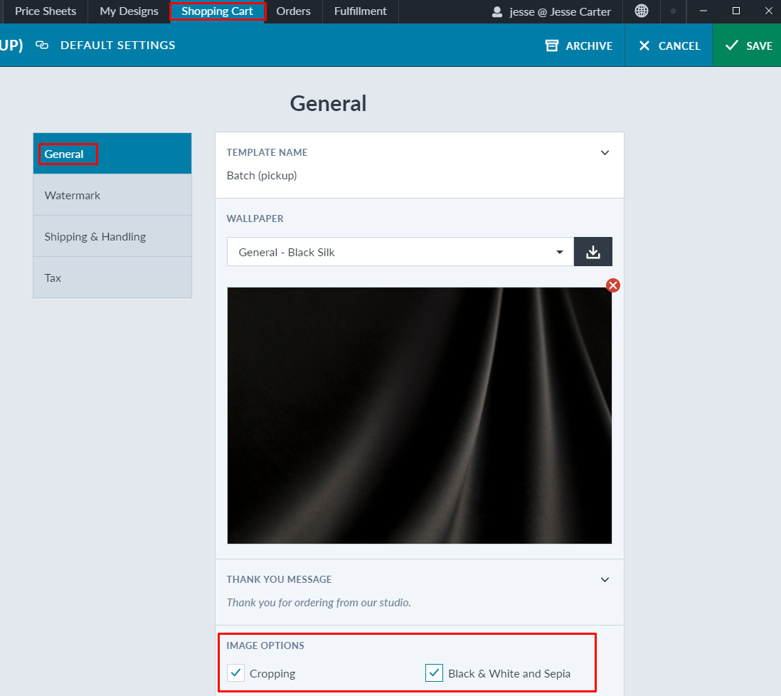 Blueprint: Cropping and Black & White/Sepia