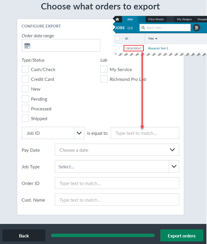 Blueprint: How to Export Order Data CSV from BluePrint