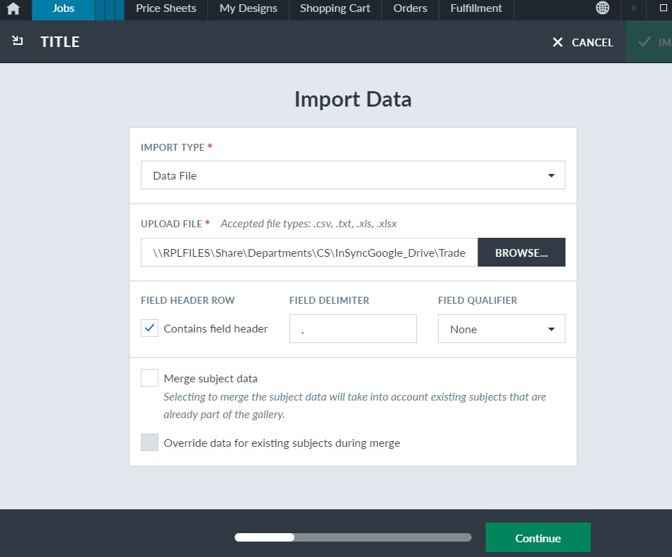 Blueprint: How to Import or Create Subjects from a CSV in BluePrint